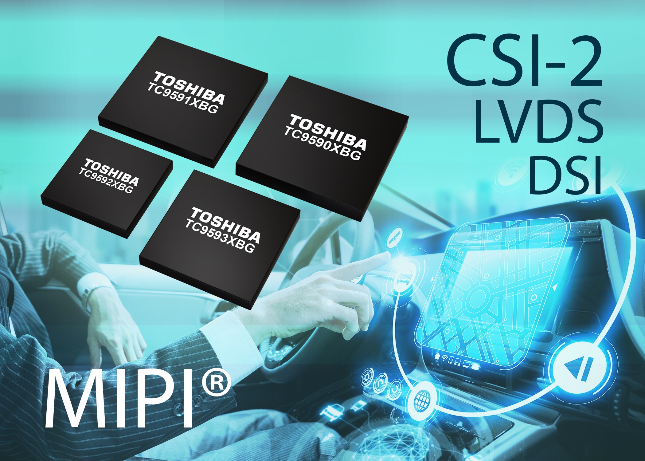 Toshiba releases interface bridge devices for automotive infotainment ...