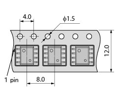 SO8 | 產品封裝資訊 | 臺灣東芝電子零組件股份有限公司 | 台灣