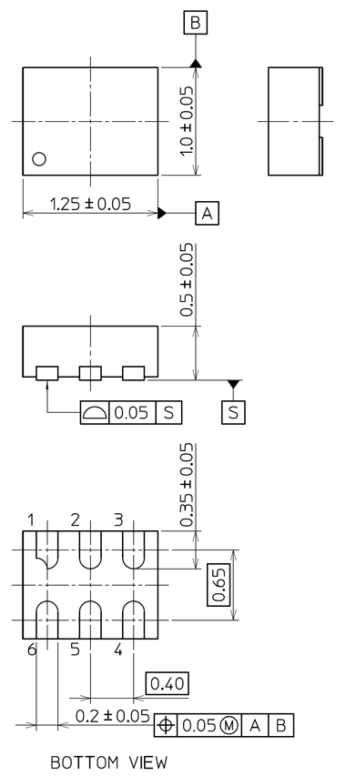 DFN6 | Package & Packing Information | Toshiba Electronic Devices ...