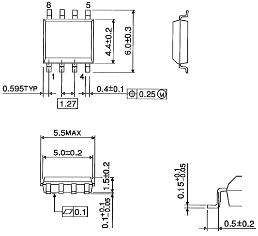 SOP-8 | Package & Packing Information | Toshiba Electronic Devices ...